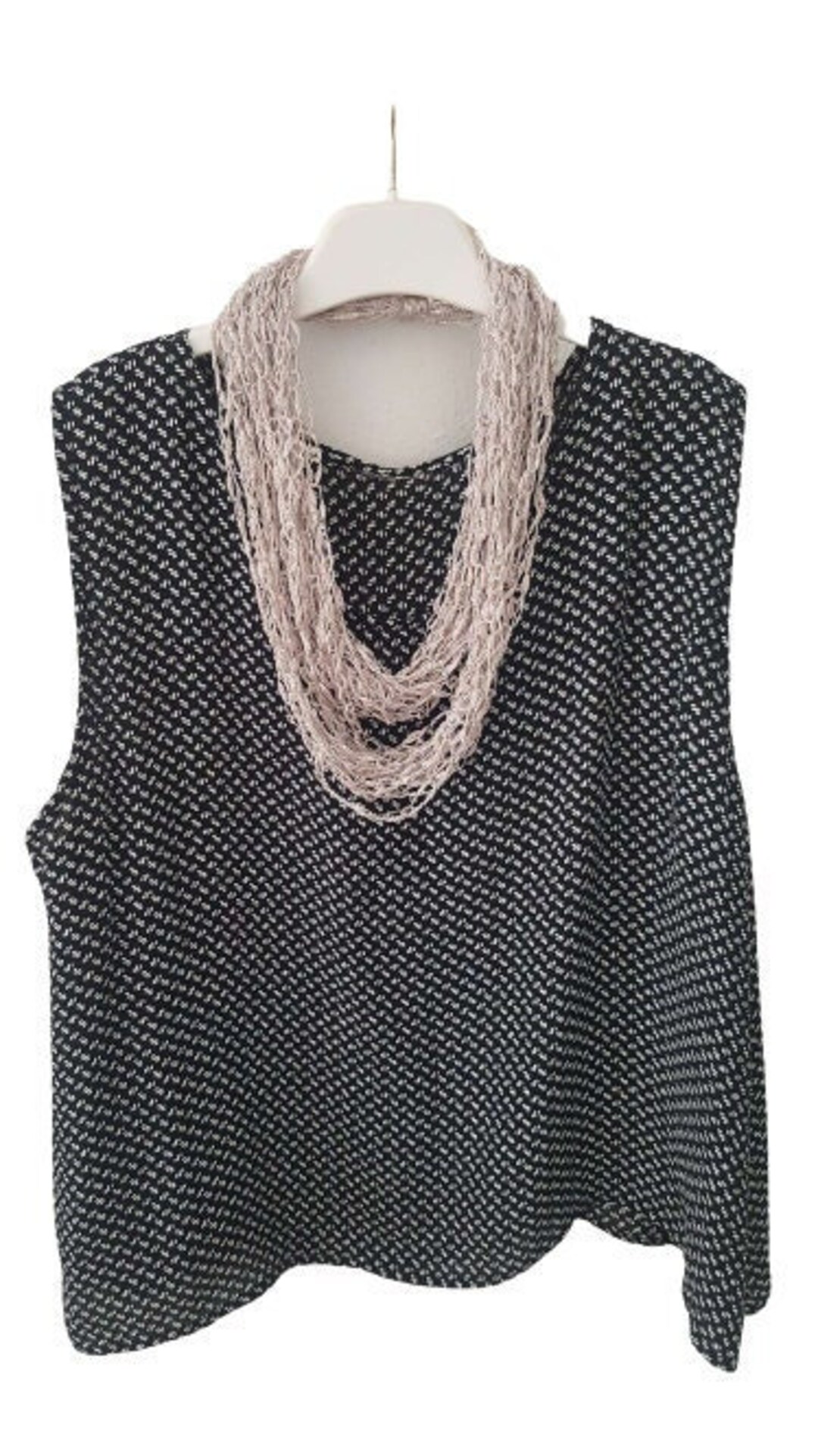 Thin Skinny Infinity Knit Scarf, Slim Summer Boho Crochet Scarf for ...
