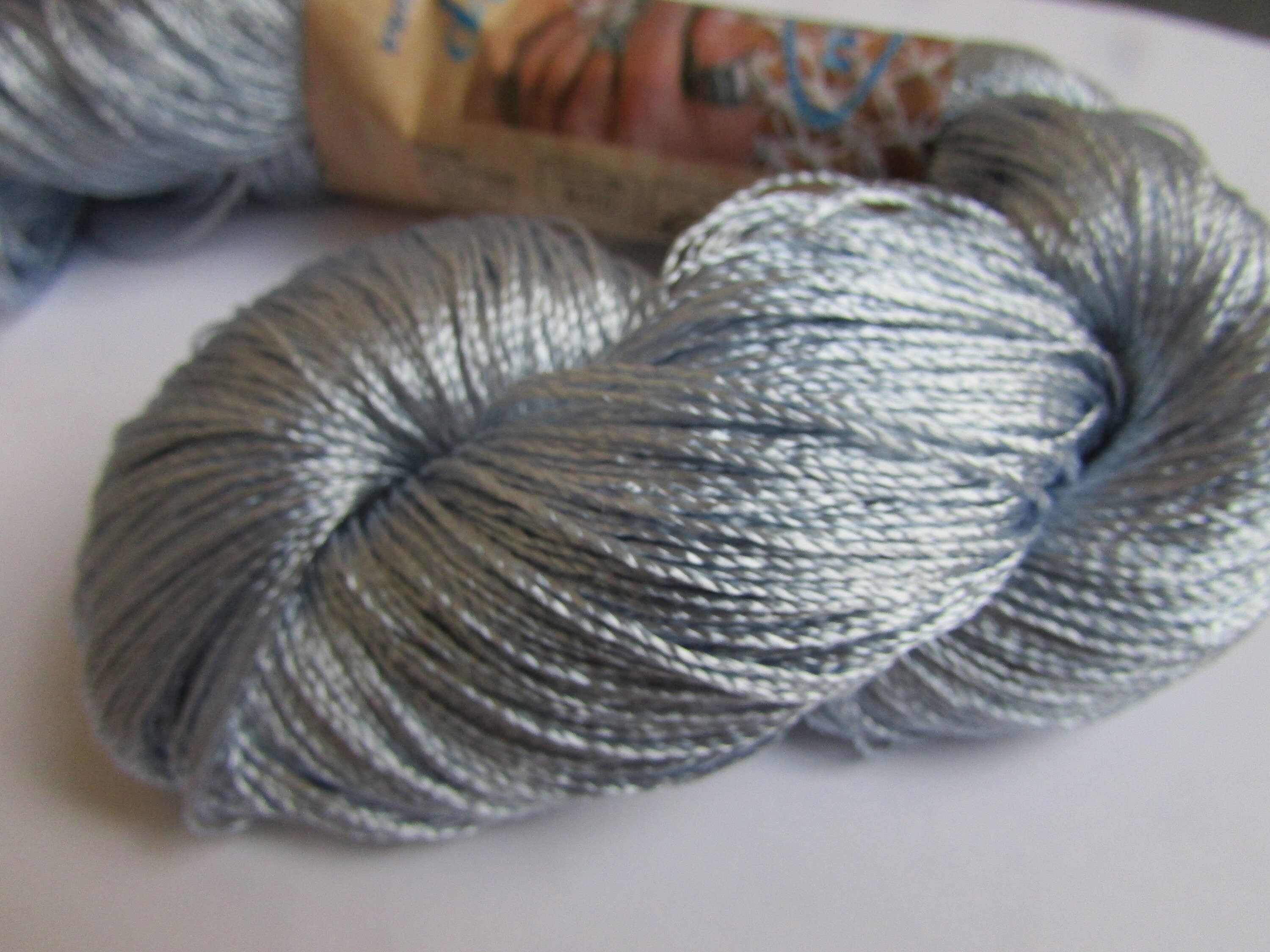 Viscose rayon silk yarn for crochet and knitting lace thin | Etsy