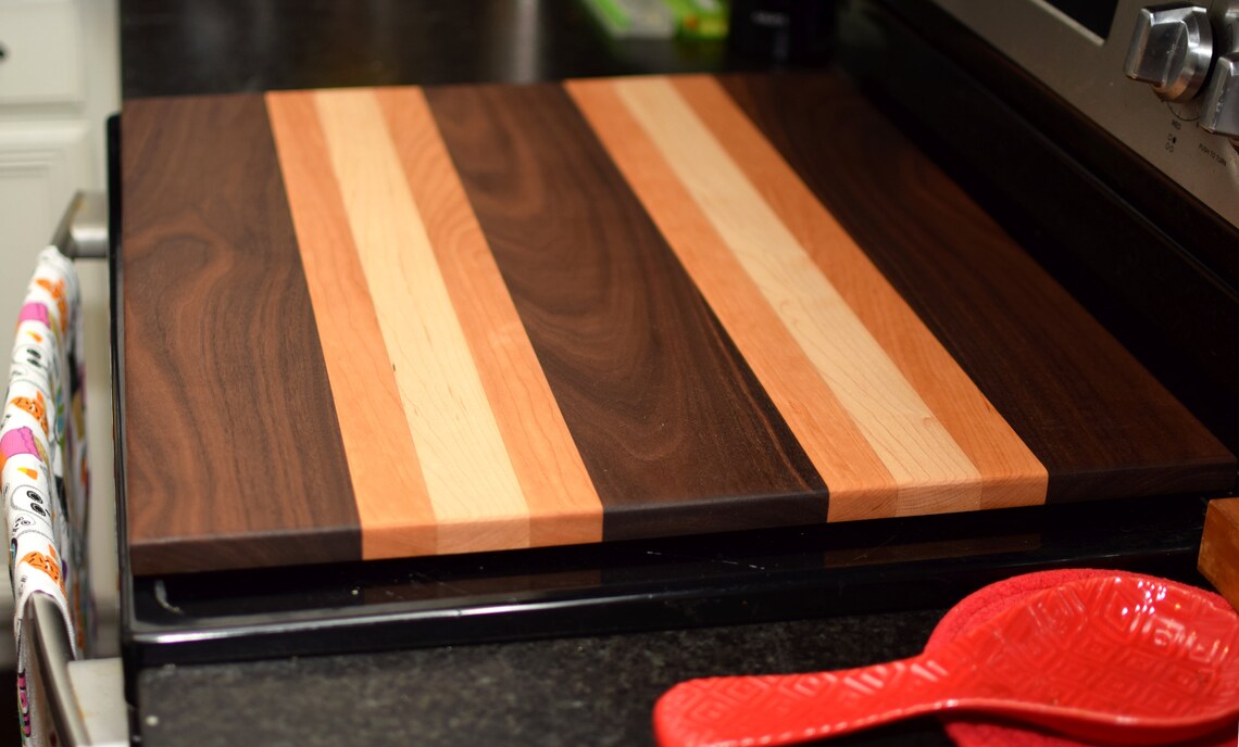 Personalized Noodle Board for Stove Top. Hand Made Hard Wood | Etsy