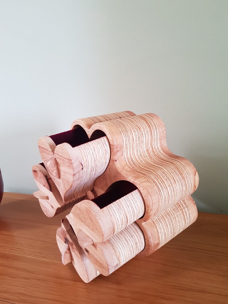 Four Leaf Clover Jewellery Box Heart Keepsake Box - Etsy