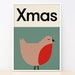 Christmas Robin Print: Holiday / Seasonal Wall Art - Etsy