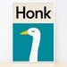 Goose Nursery Print: Honk Animal Sounds Educational Poster - Etsy