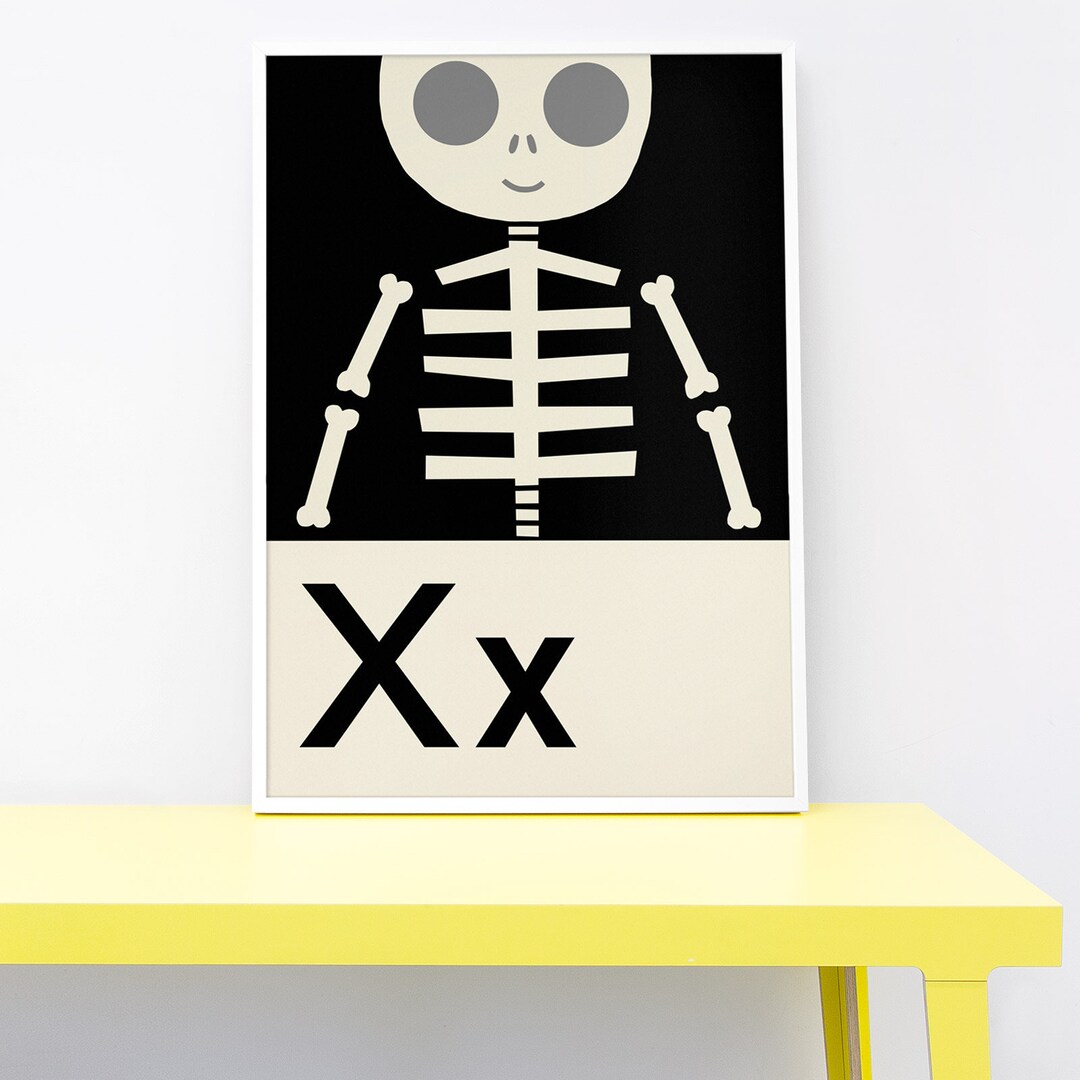 X-ray - Alphabet Print - Etsy