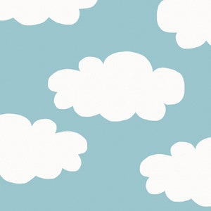 Clouds Alphabet Print - Etsy