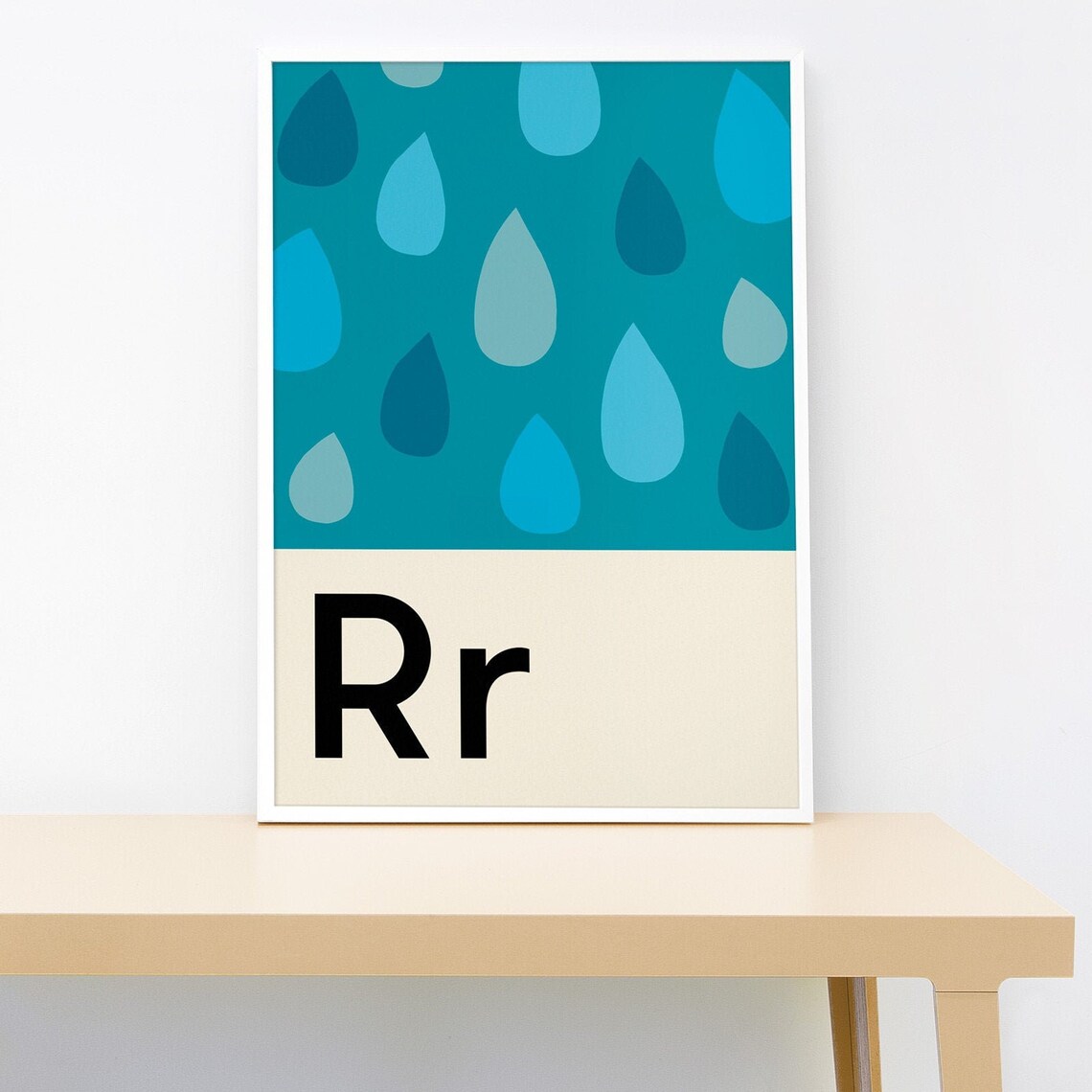 Raindrops Alphabet Print - Etsy