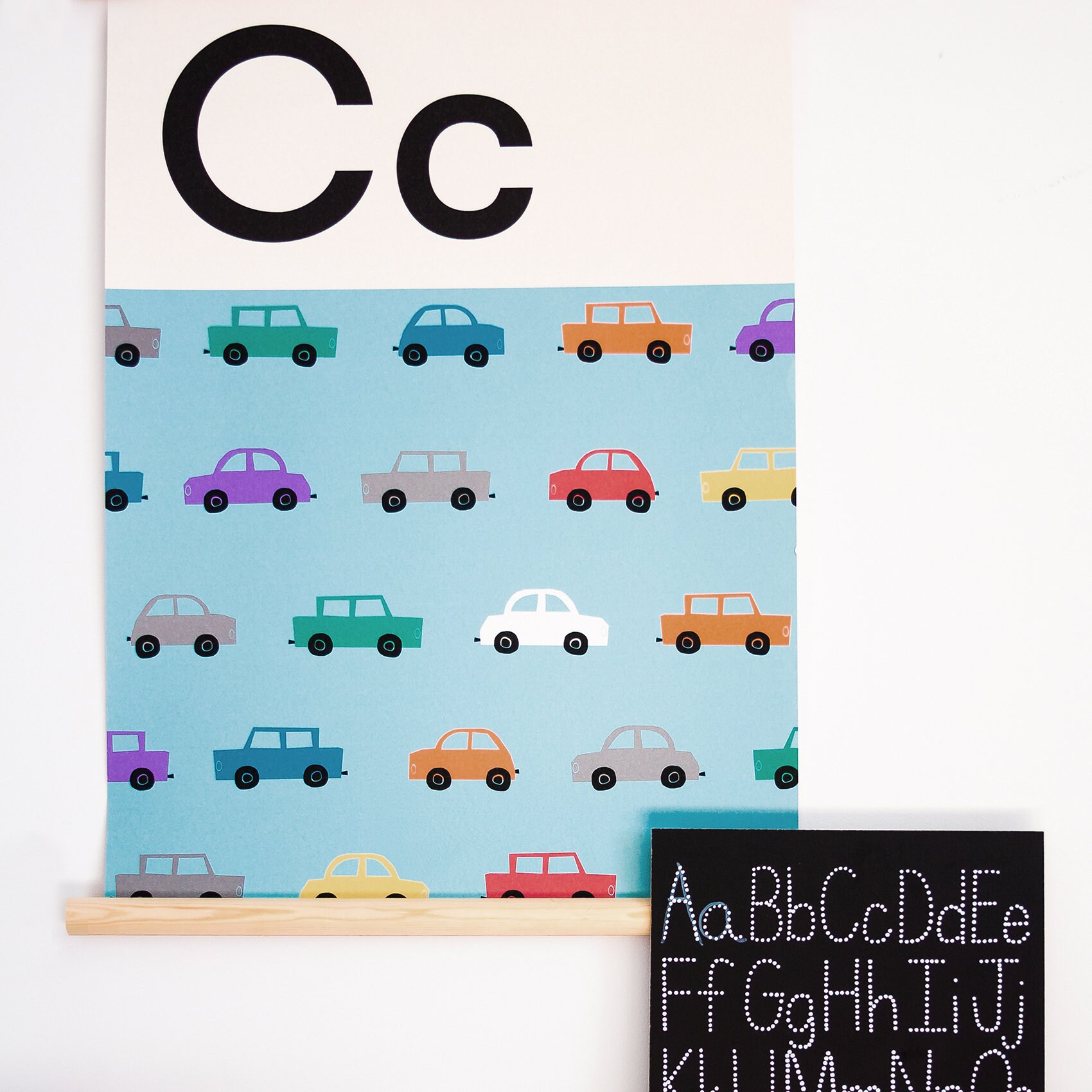 Cars Alphabet Print - Etsy