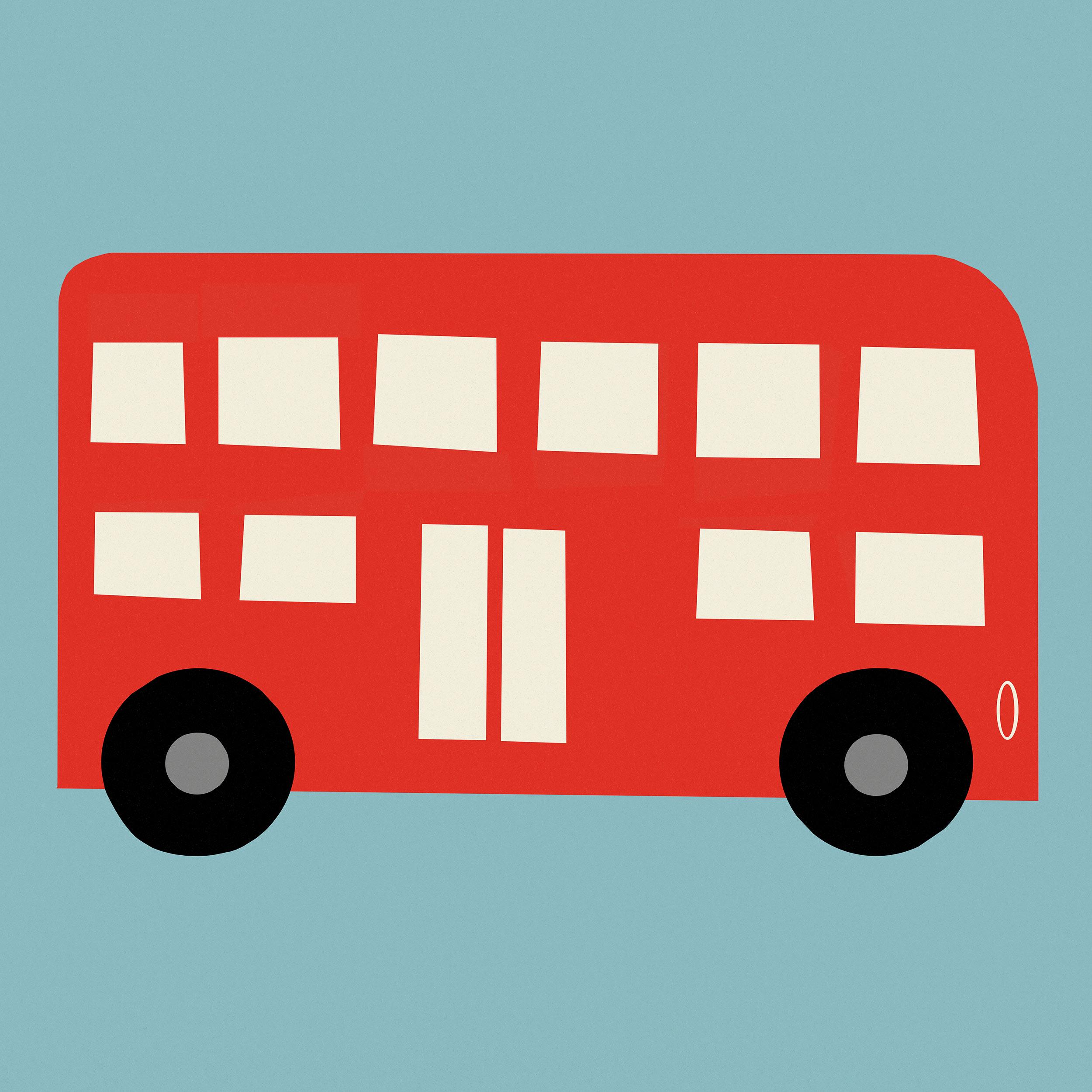 Bus Alphabet Print, Letter B Nursery Wall Art, Kids Room Decor Poster ...