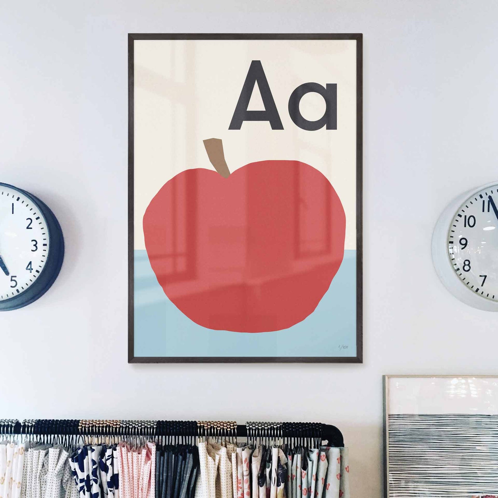 Apple Alphabet Print - Etsy