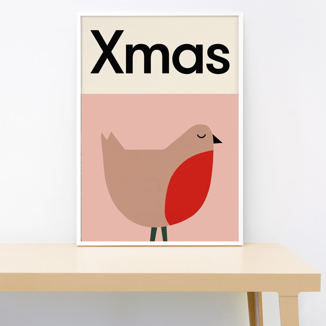 Christmas Robin Print: Holiday / Seasonal Wall Art - Etsy