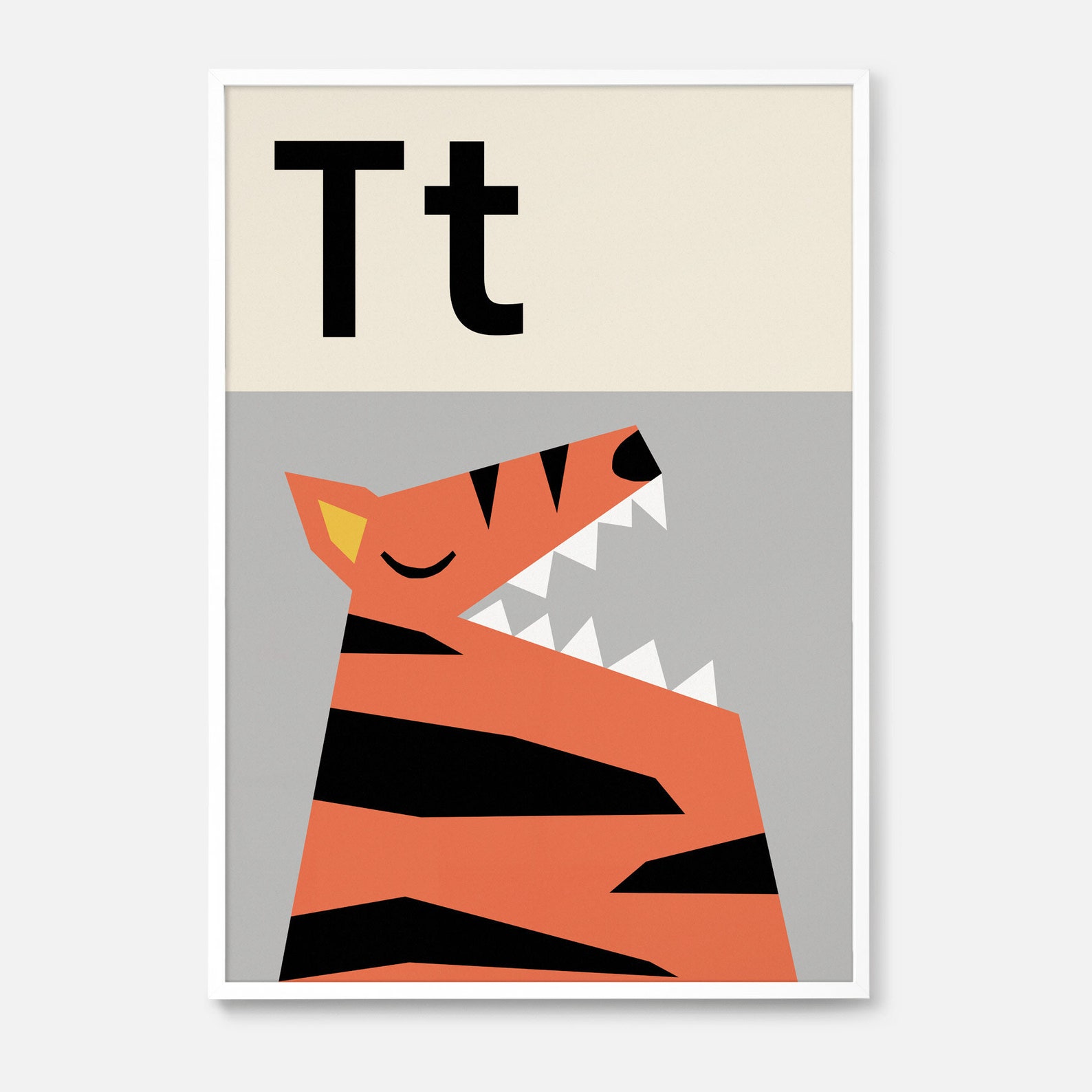 Tiger Alphabet Print - Etsy