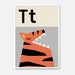 Tiger Alphabet Print - Etsy