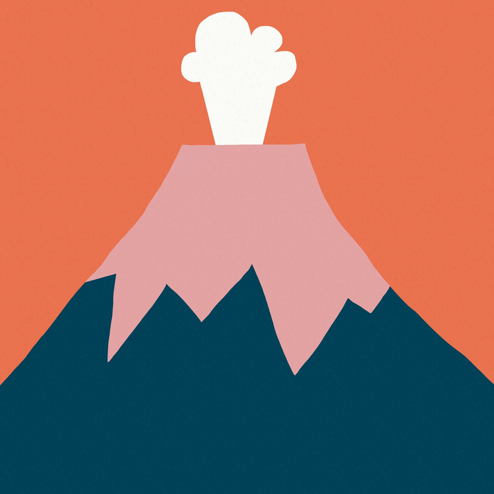 Volcano Alphabet Print - Etsy