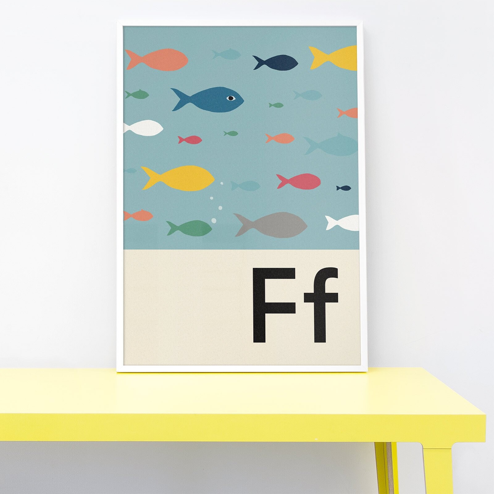 Fish Alphabet Print - Etsy