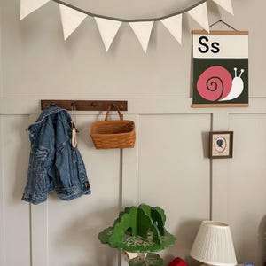 Snail Alphabet Print: Letter S Nursery Wall Art - Etsy