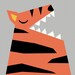 Tiger - Alphabet Print - Etsy