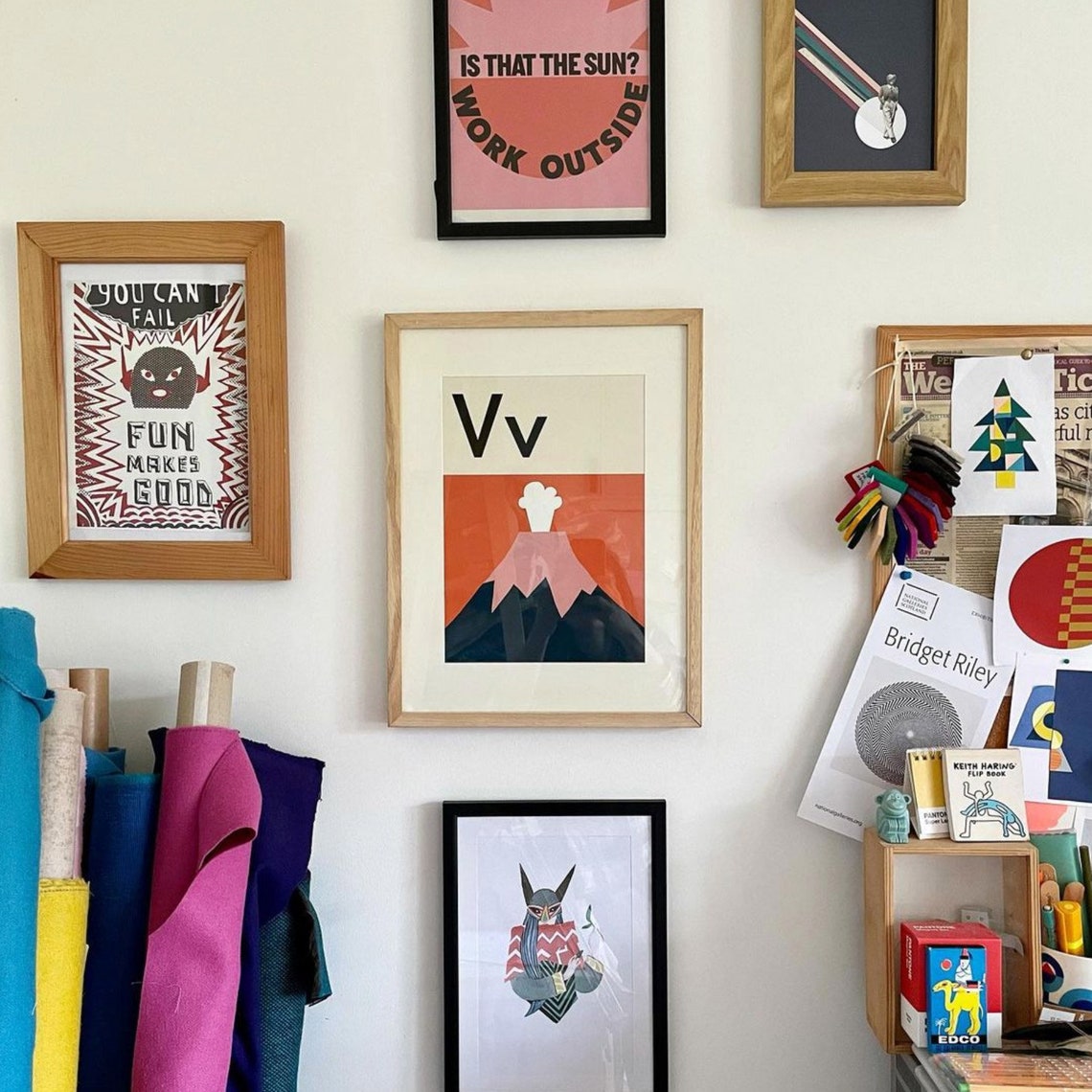 Volcano Alphabet Print - Etsy