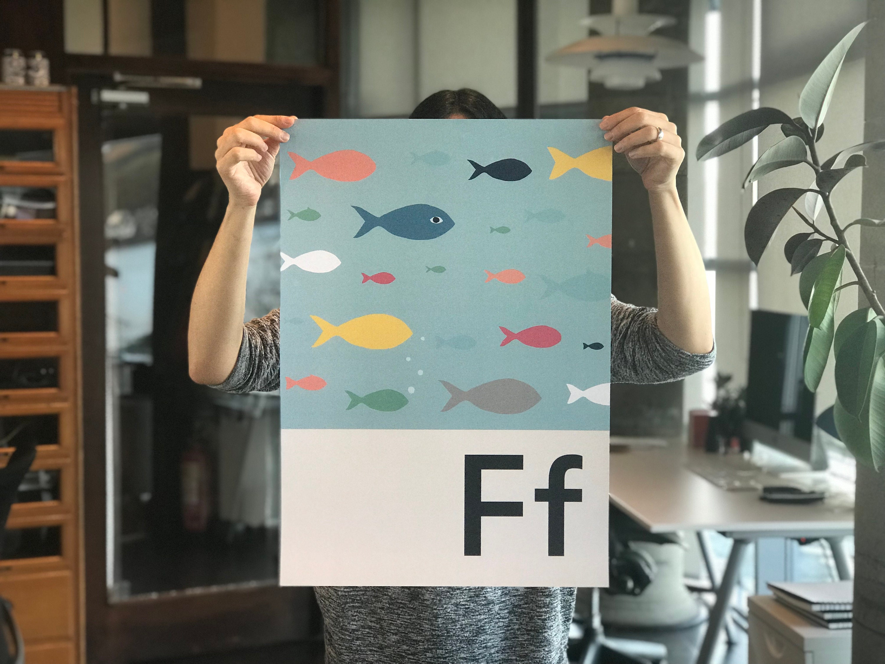 Fish Alphabet Print | Etsy