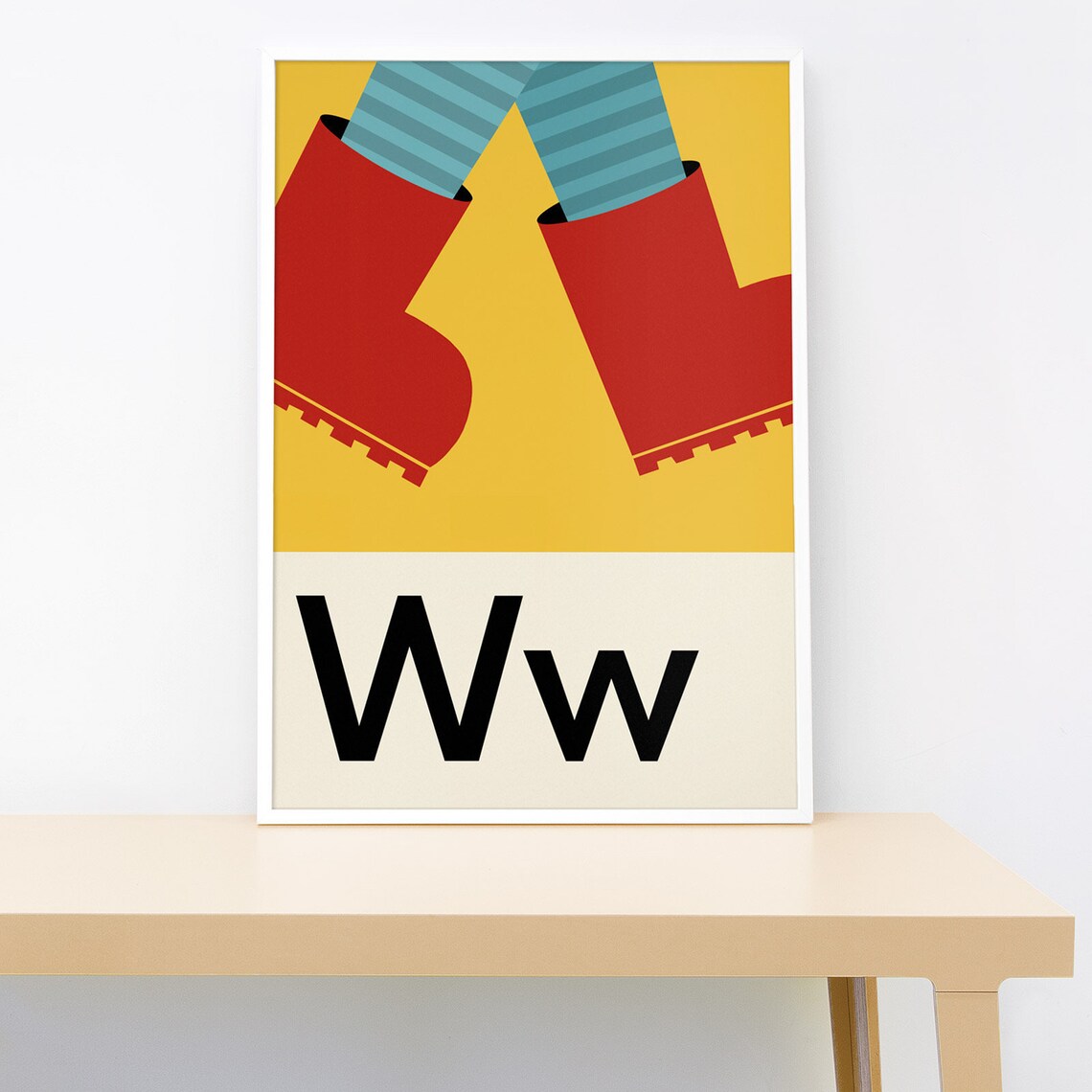 Wellies Alphabet Print - Etsy