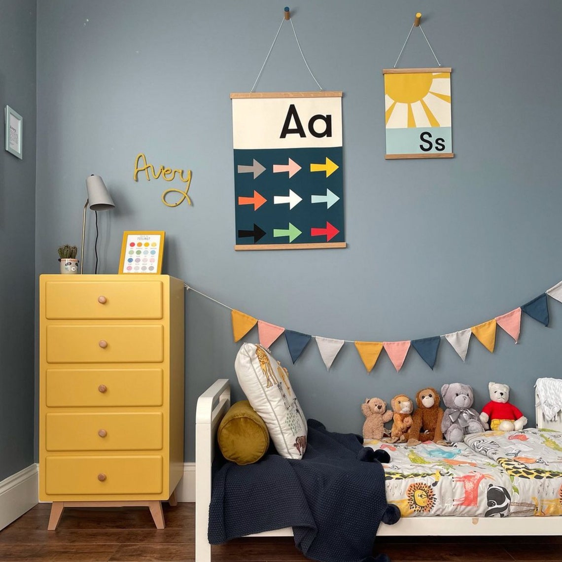 Arrows Alphabet Print: Letter A Nursery Wall Art - Etsy
