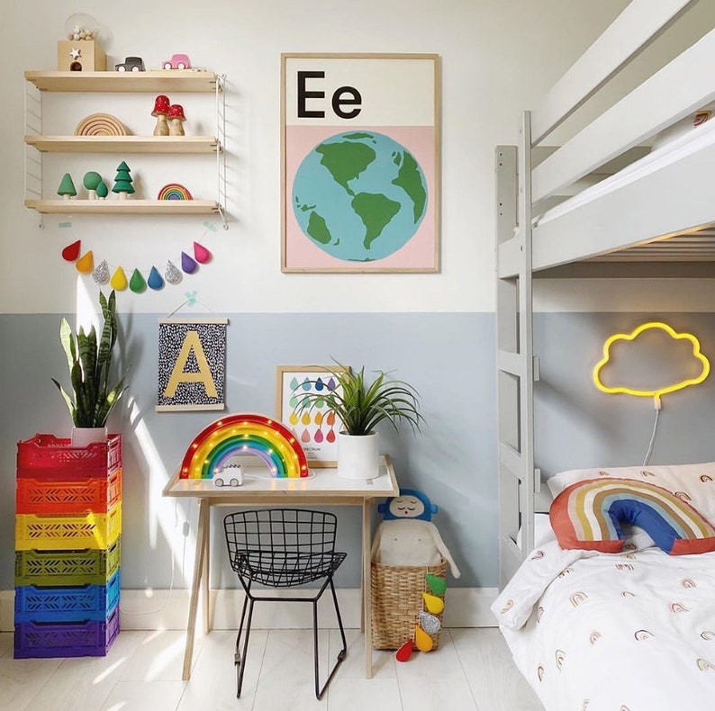 Earth Alphabet Print - Etsy