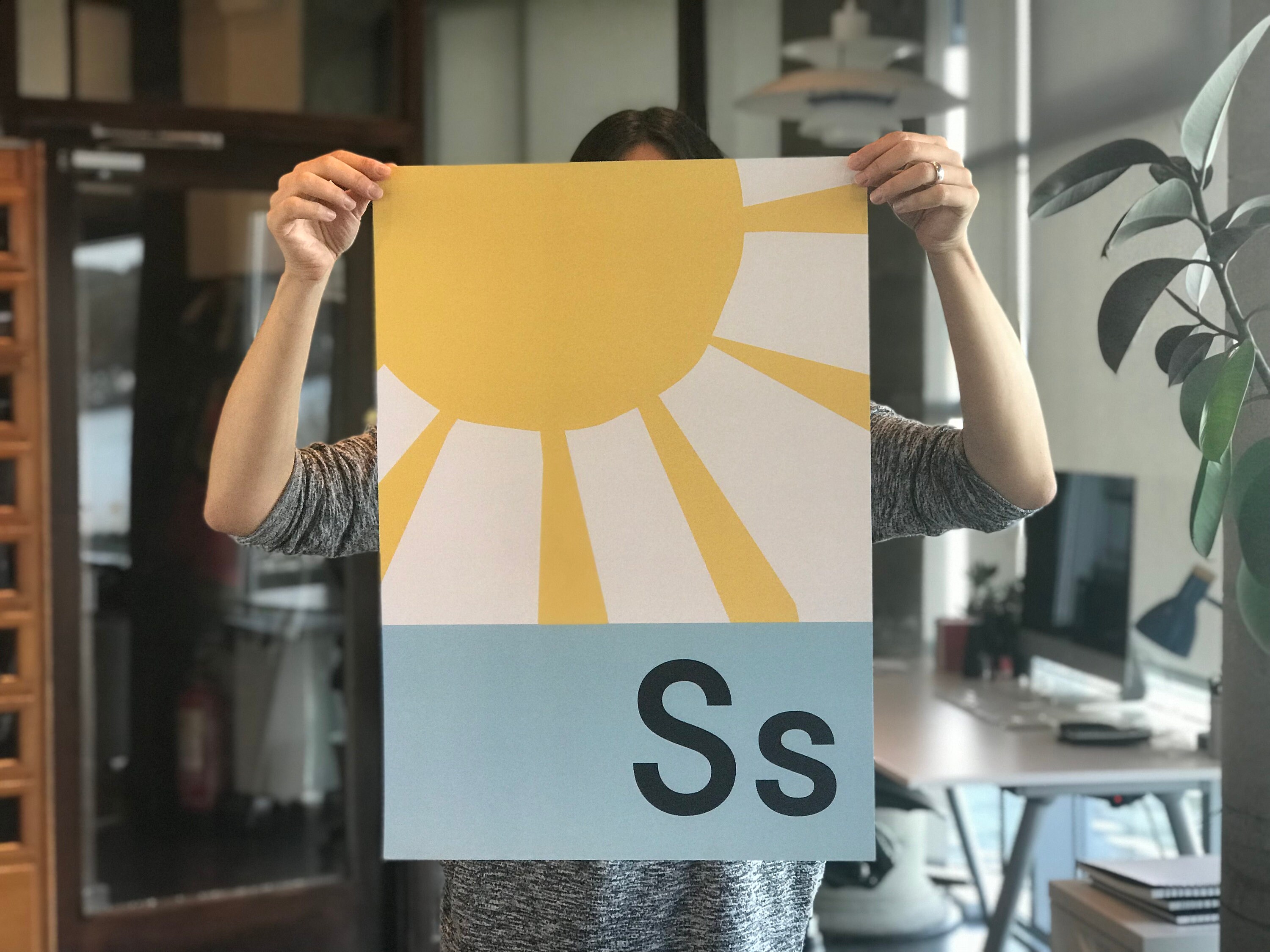 Sun Alphabet Print - Etsy