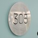 Round Shape Sign for Hotel Signage / Room Number Sign / - Etsy