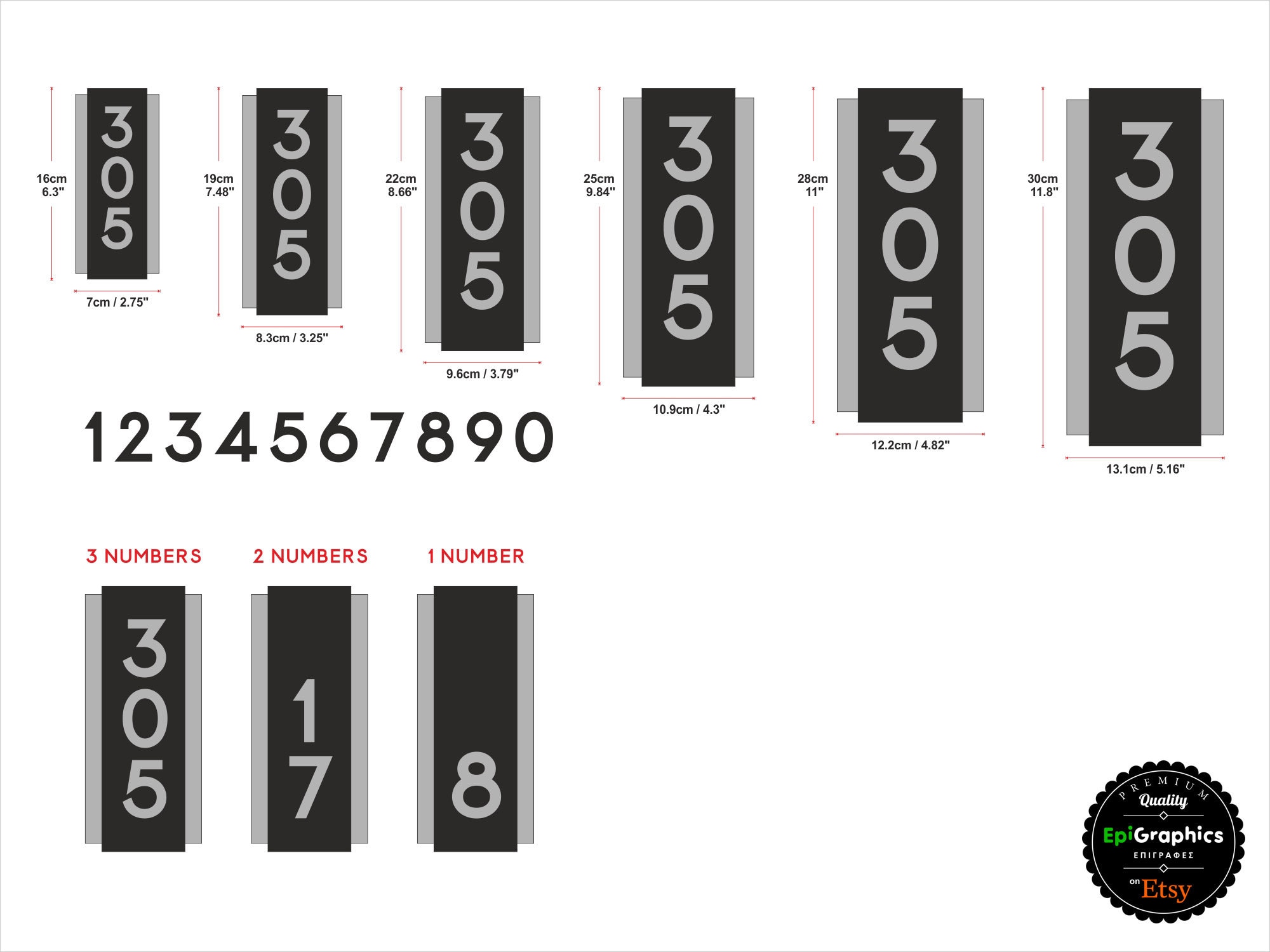 Custom Cutout Hotel Room Number Sign - Modern Wood & Black Acrylic Door ...