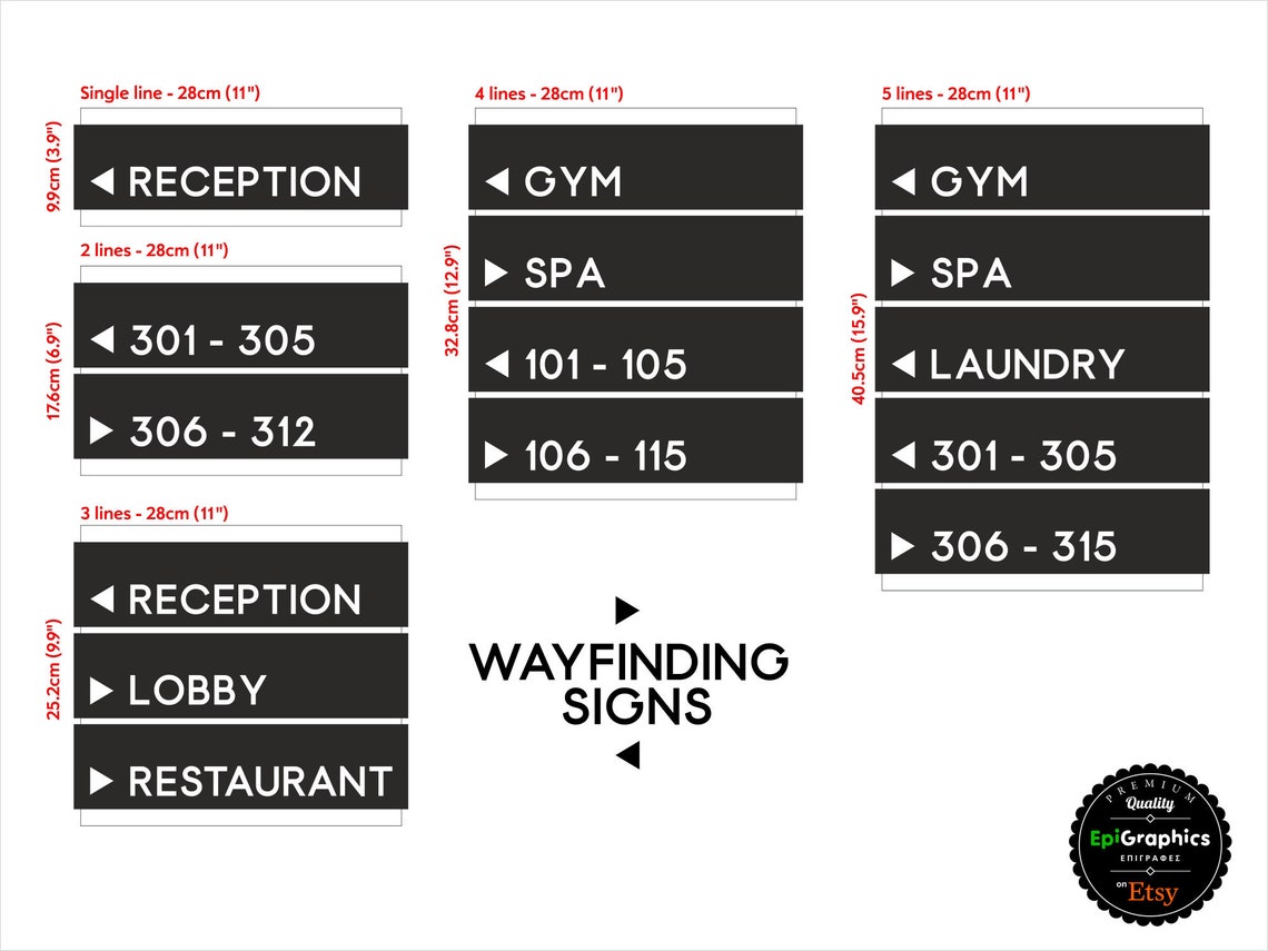 Sign for Hotel Signage Made of Acrylic Room Number Sign - Etsy