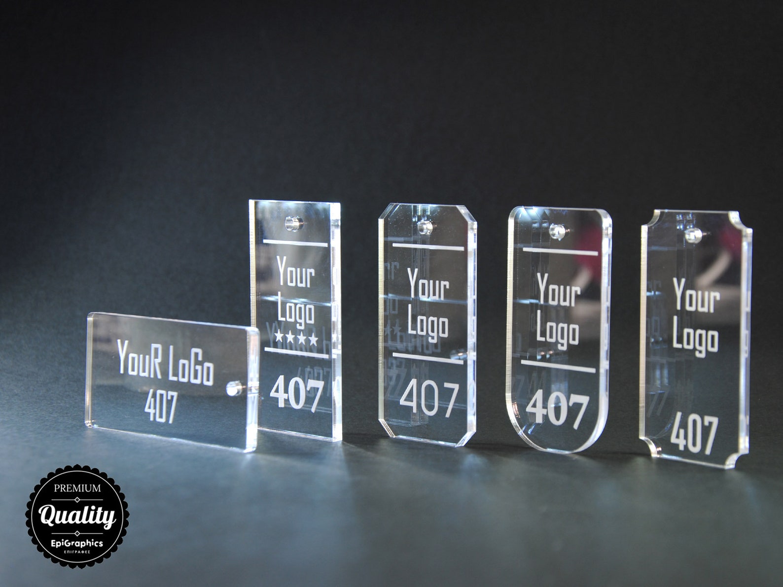 Personalized Hotel Key Tag Keychain With Your Logo and Room - Etsy