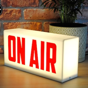 On Air or Personalized Decorative Sign / Acrylic Lightbox With Your ...