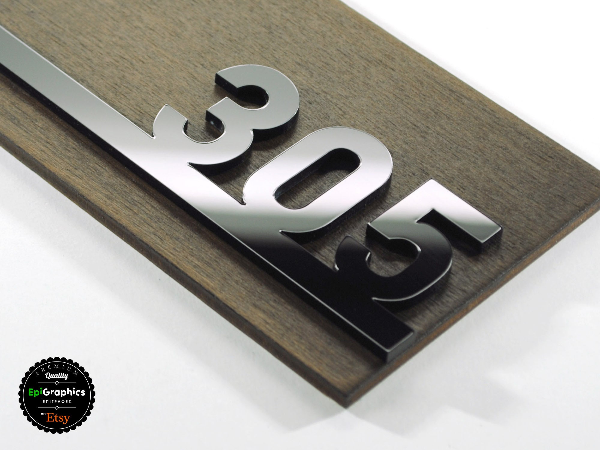 Wooden Sign With Acrylic Numbers for Hotel Signage / Room - Etsy