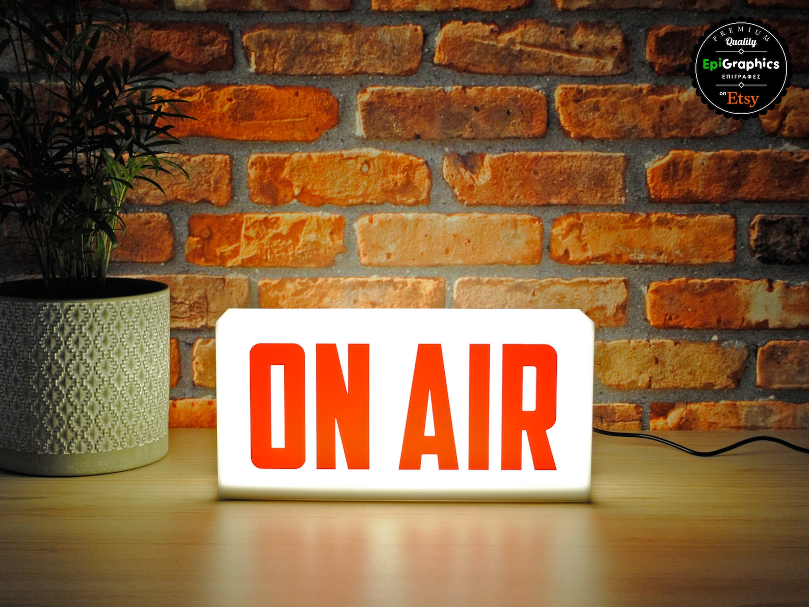 On Air or Personalized Decorative Sign / Acrylic Lightbox With Your ...