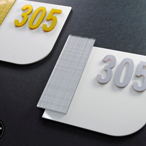 Room Number Sign for Hotel Signage, Apartment Door Sign - Etsy