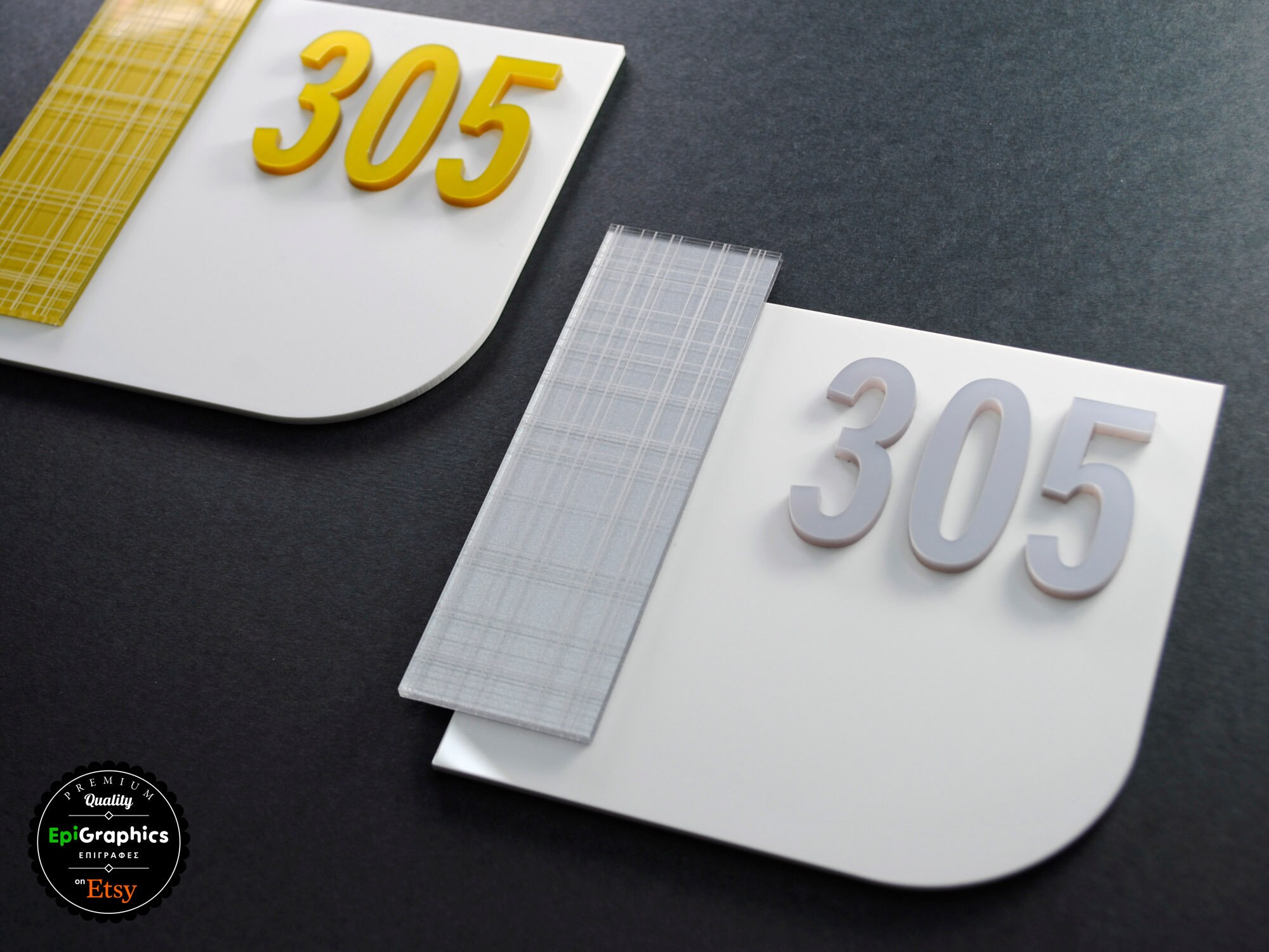 Room Number Sign for Hotel Signage, Apartment Door Sign - Etsy Canada