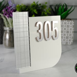 Room Number Sign for Hotel Signage, Apartment Door Sign - Etsy