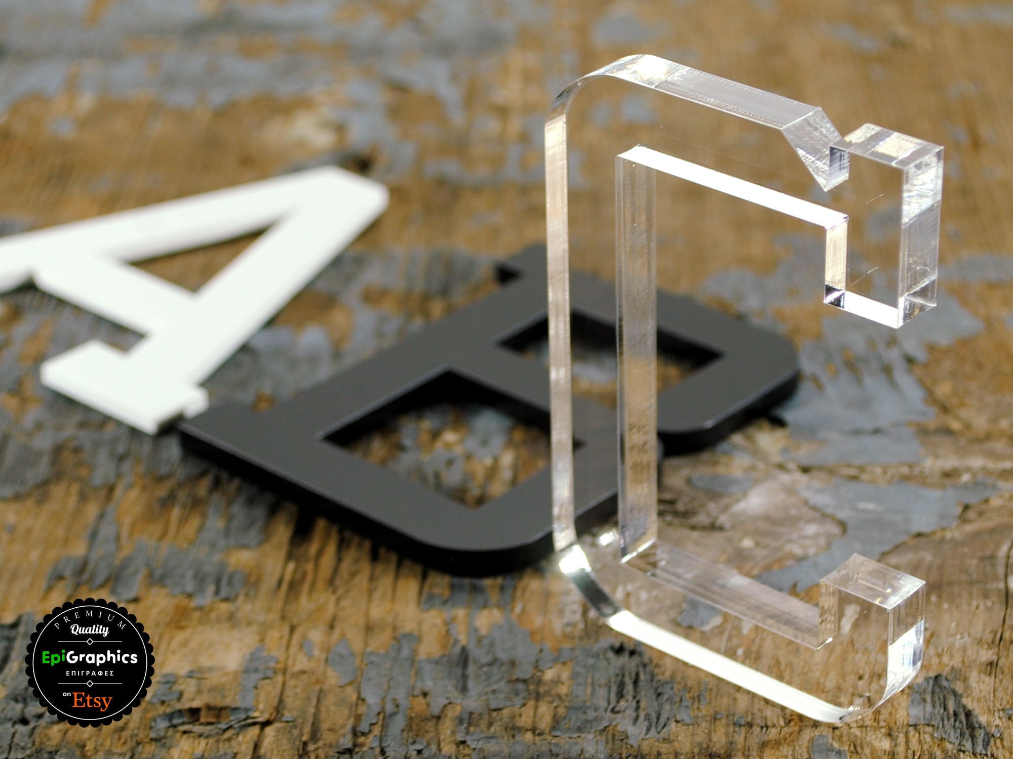 Acrylic Letters and Numbers 3mm / 5mm / 10mm | Etsy