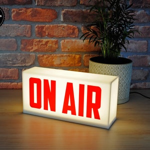 On Air or Personalized Decorative Sign / Acrylic Lightbox With Your ...
