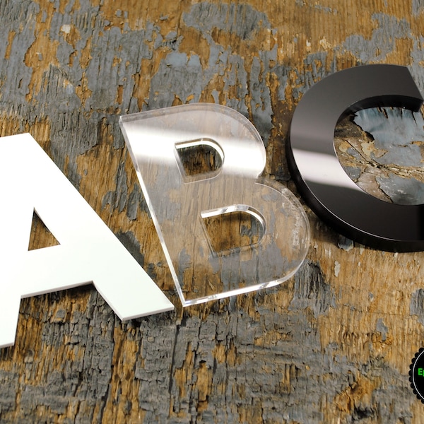 Acrylic Letters - Etsy