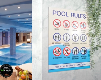 Acrylic Sign With Wall Spacers for Hotel Signage, Room Number Sign ...