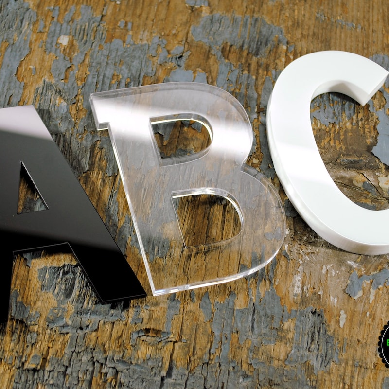 Acrylic Numbers - Etsy