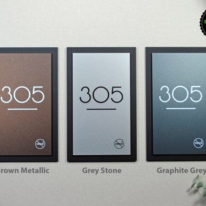 Room Number Sign for Hotel Signage Made of Acrylic, Apartment Door Sign ...