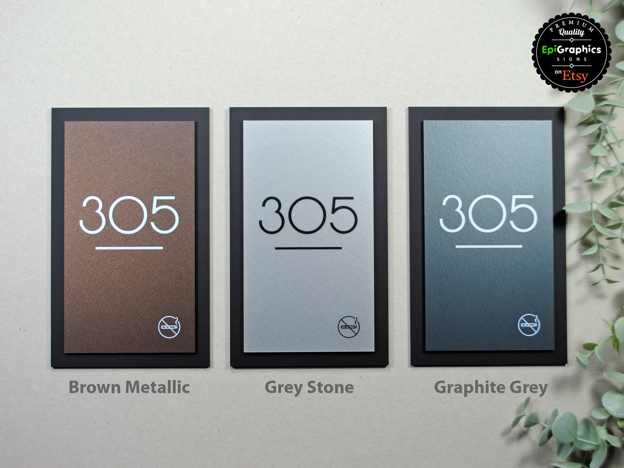 Room Number Sign for Hotel Signage Made of Acrylic, Apartment Door Sign ...