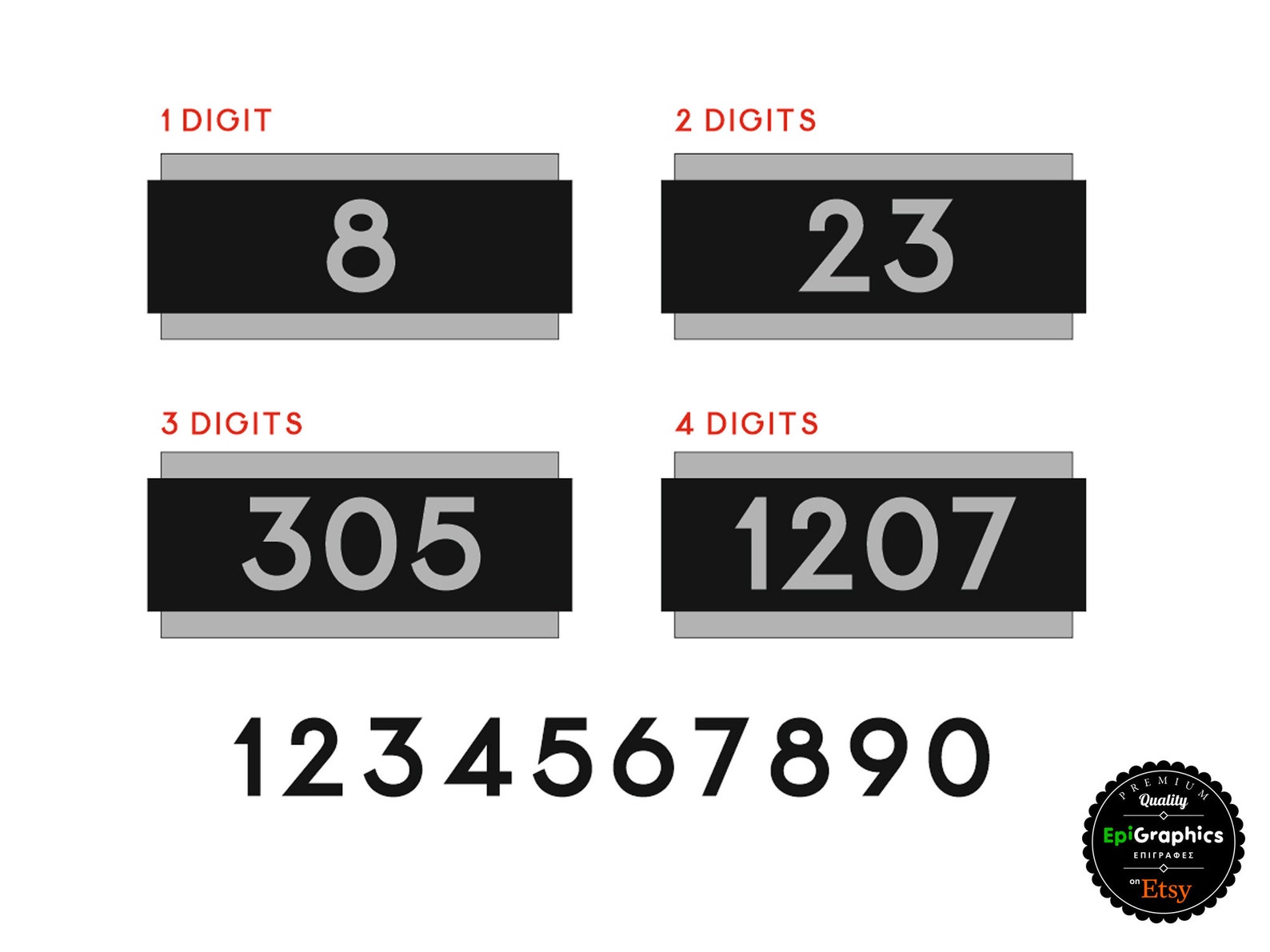 Modern Wood & Acrylic Room Number Sign - Hotel Apartment Door Signage ...