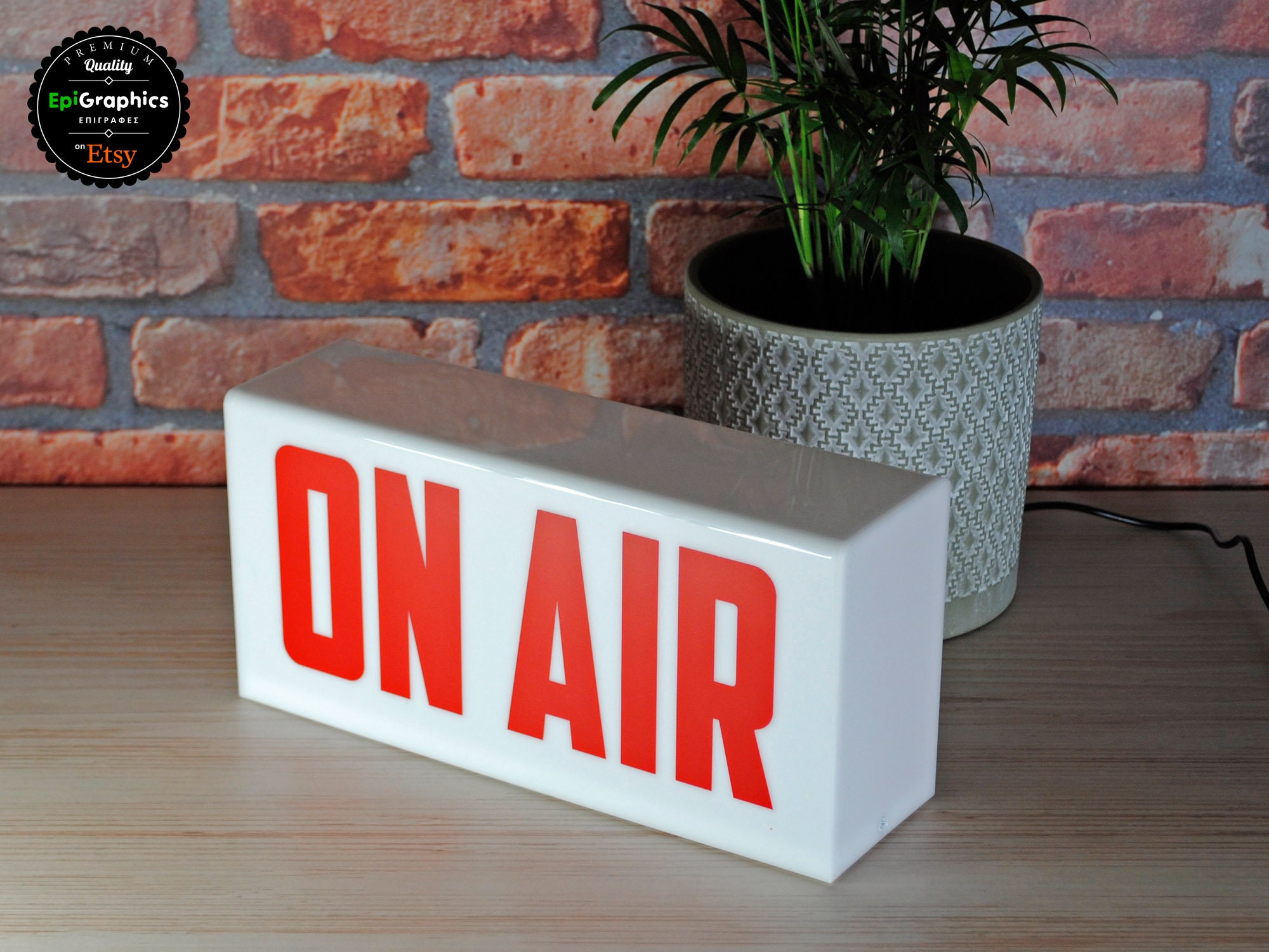 On Air or Personalized Decorative Sign / Acrylic Lightbox With Your ...