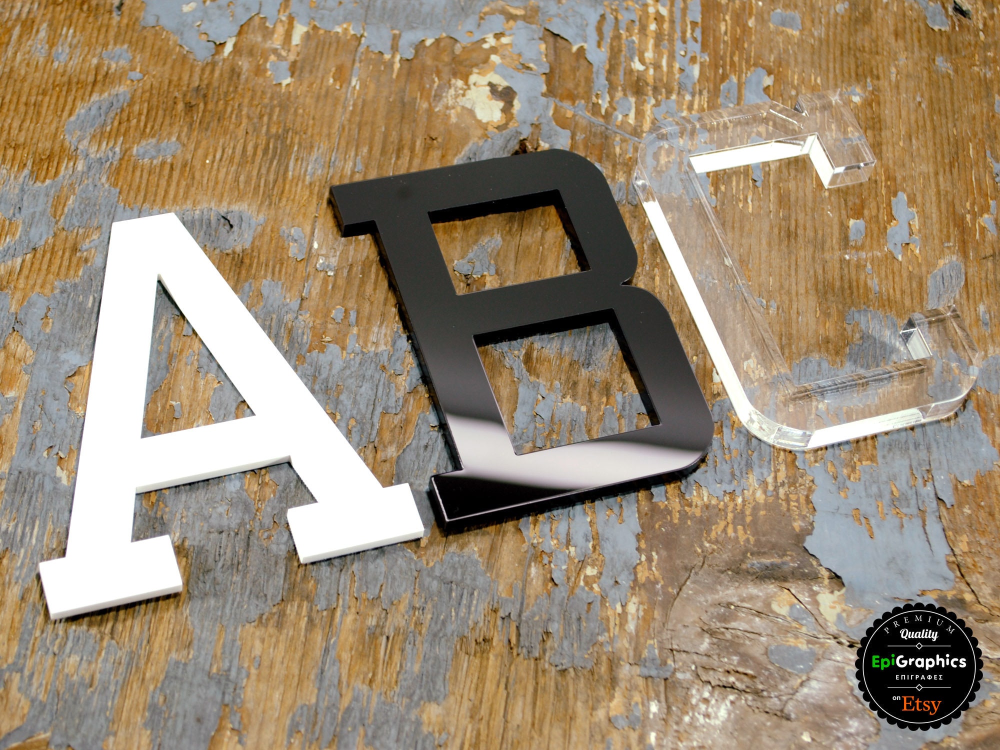 Acrylic Letters and Numbers 3mm / 5mm / 10mm | Etsy
