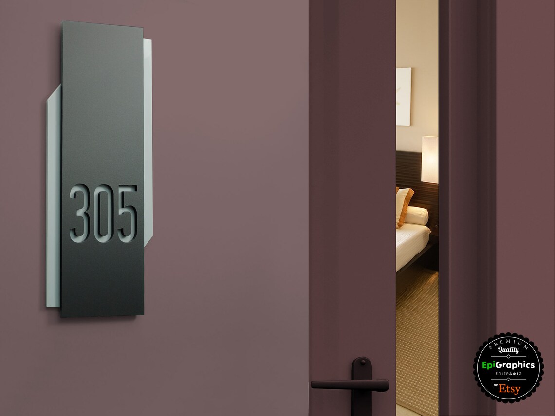 Sign for Hotel Signage Made of Acrylic Room Number Sign - Etsy