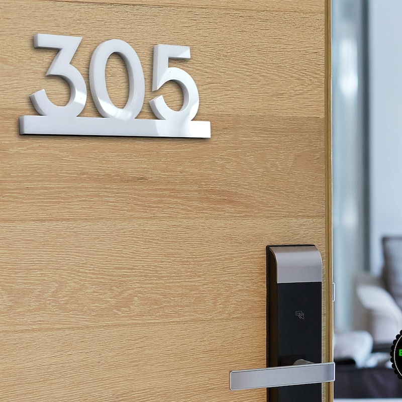 Wooden Hotel Number Signs - Etsy