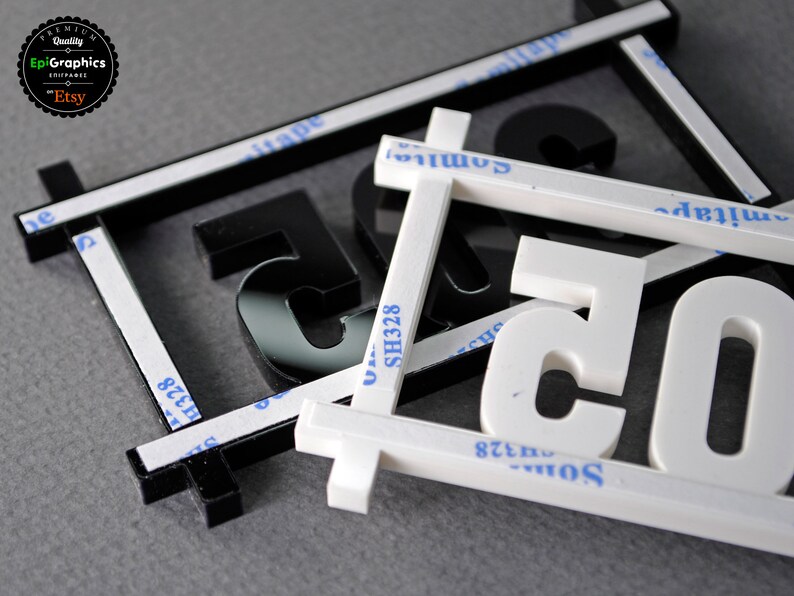 Framed Acrylic Numbers for Hotel signage Room number sign | Etsy