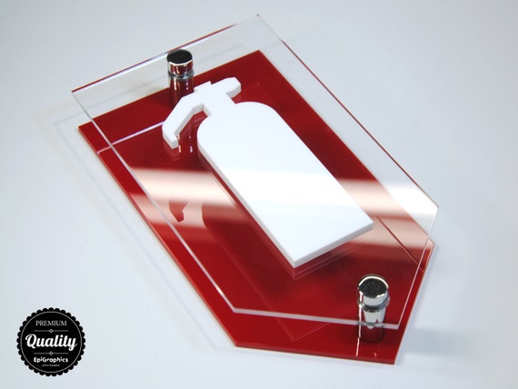 Fire Extinguisher Acrylic Sign Acrylic Fire Sign Safety Sign - Etsy India