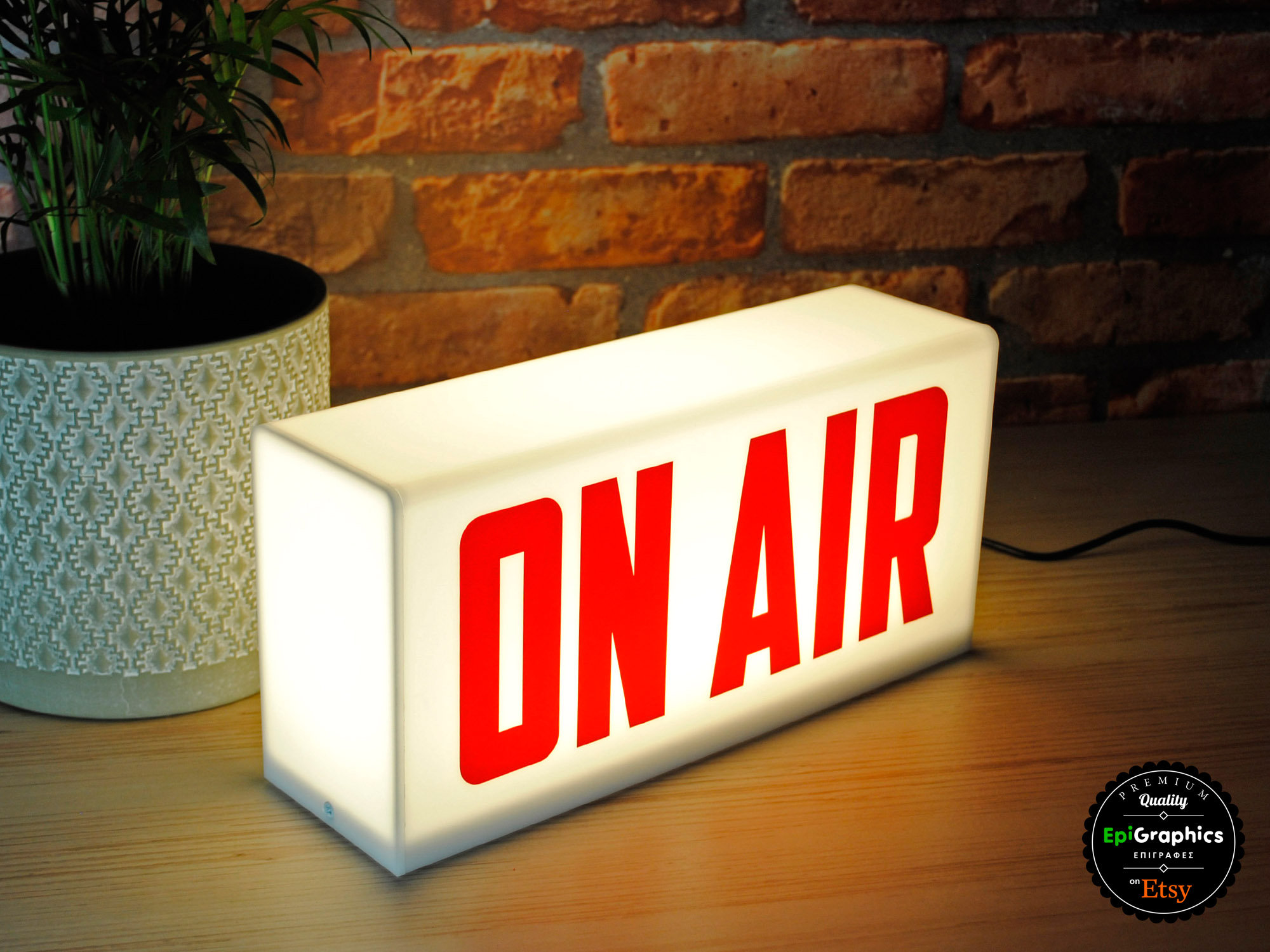 On Air or Personalized Decorative Sign / Acrylic Lightbox With Your ...